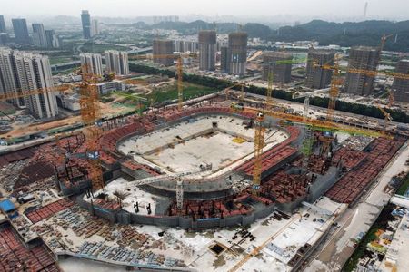 FILE PHOTO: FILE PHOTO: Guangzhou Evergrande Football Stadium in ...