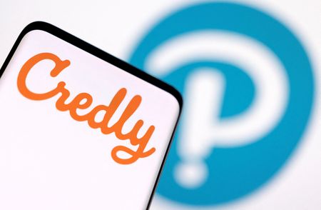 Illustration shows Pearson and Credly logos | Investor Watchlist